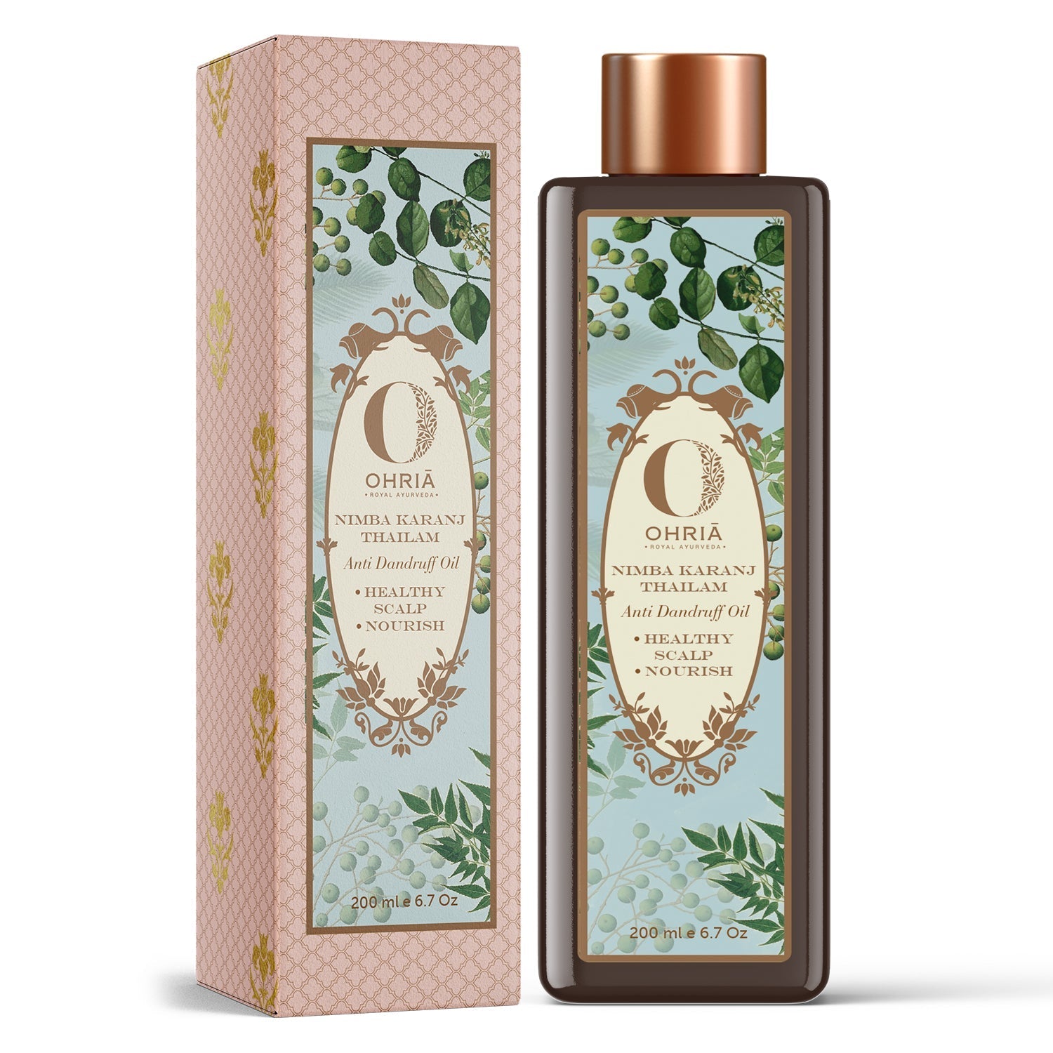 NIMBA KARANJ ANTI-DANDRUFF OIL – Ohria Ayurveda